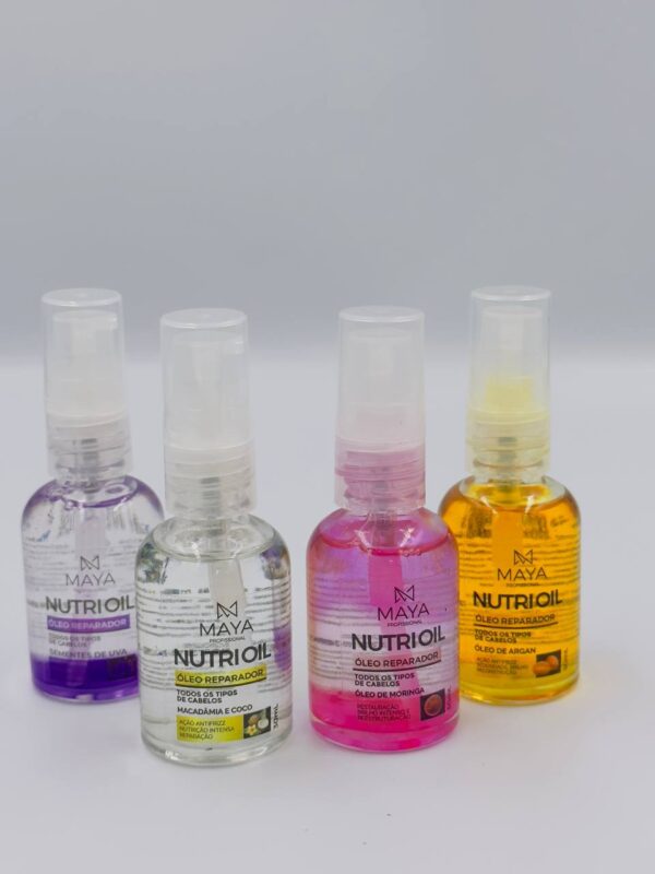 Kit Óleos Reparador Nutri Oil – 30ml - Maya Profissional